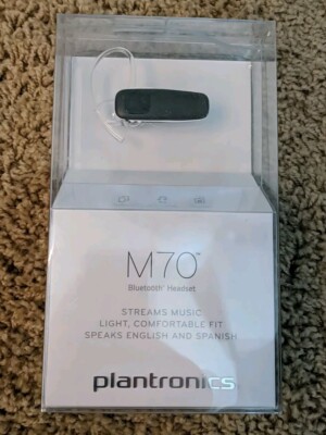 Plantronics M70 Bluetooth Headset - Black 809394586721 | eBay