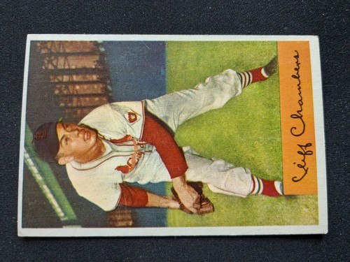 1954 Bowman Baseball Card # 126 Cliff Chambers - St. Louis Cardinals ...