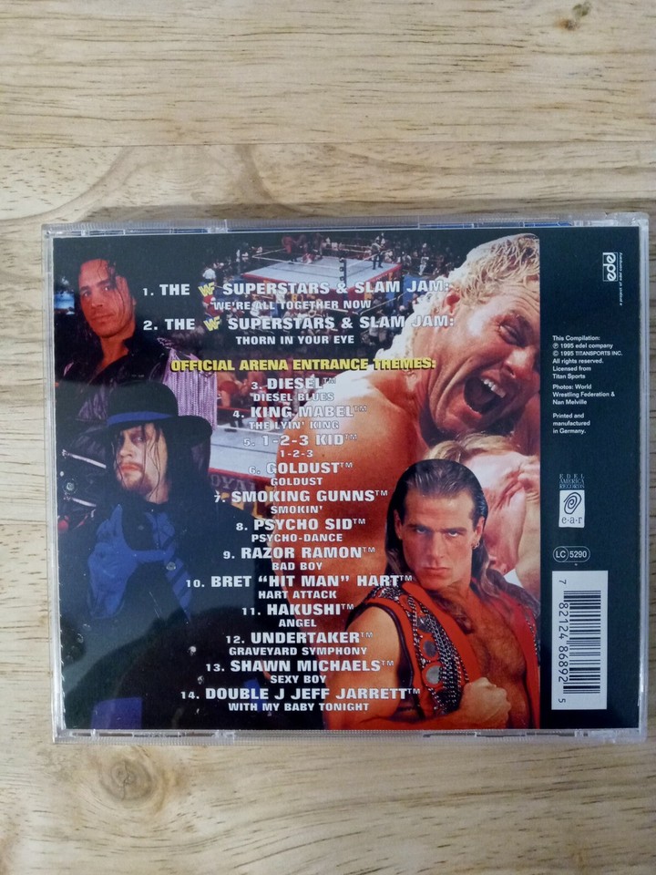 Full Metal The Album WWF Official Superstars Arena Entrance Themes WWE ...