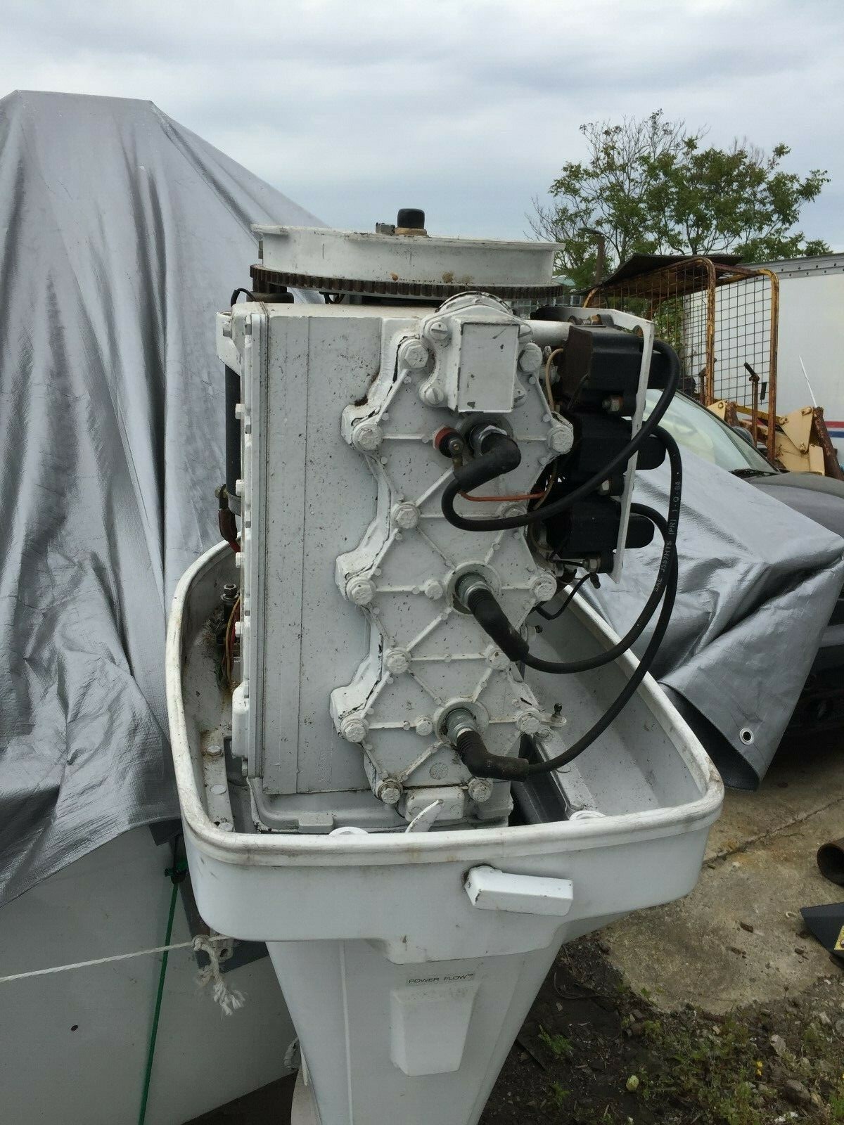 Good Used Force 85 HP 3-Cyl Carbureted 2-Stroke Outboard Motor | eBay