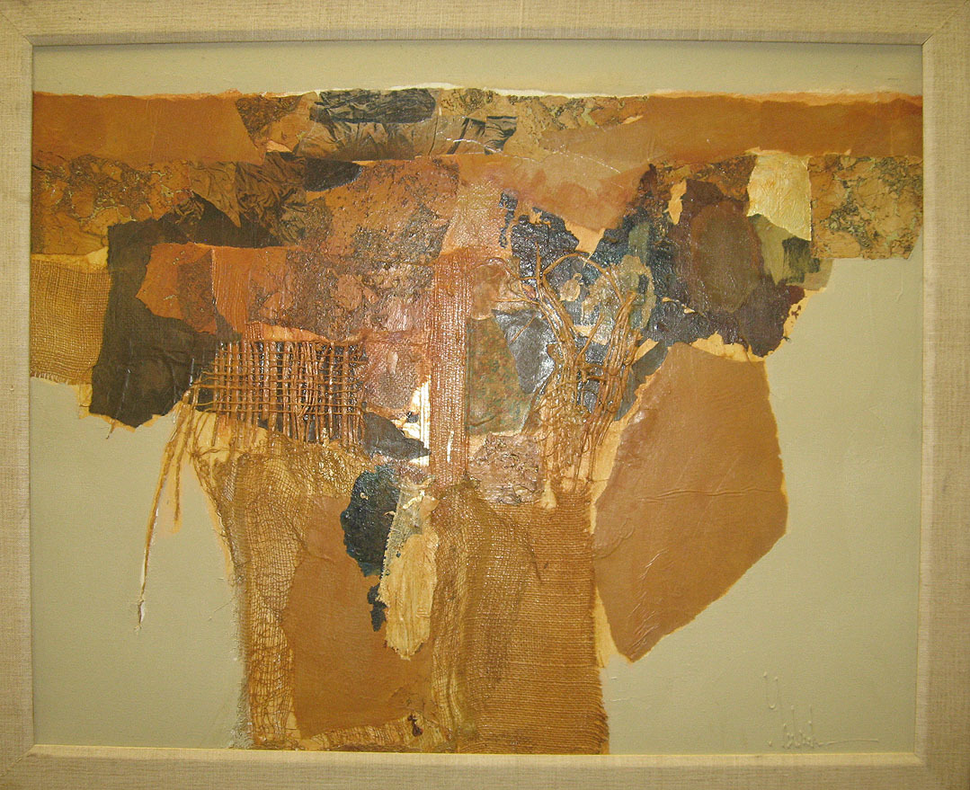 James Grabowski '80s Abstract Mixed Media Collage Listed Connecticut ...