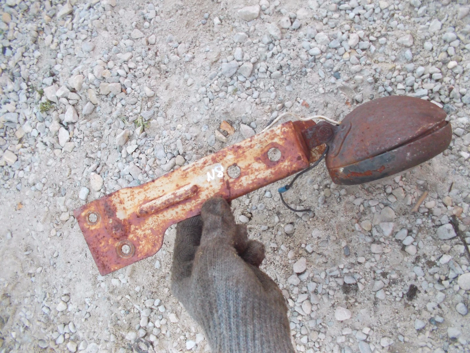 Ford 8N Tractor rear light mount brace bracket to fender bracket w ...