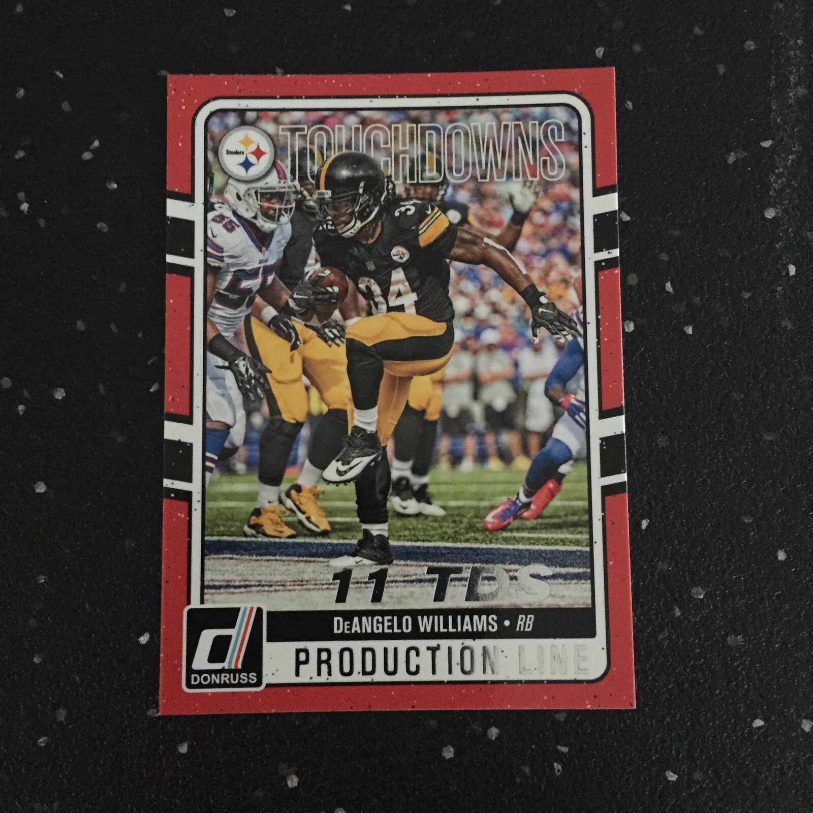 DeAngelo Williams 2016 Donruss Football Production Line #3 NFL ...