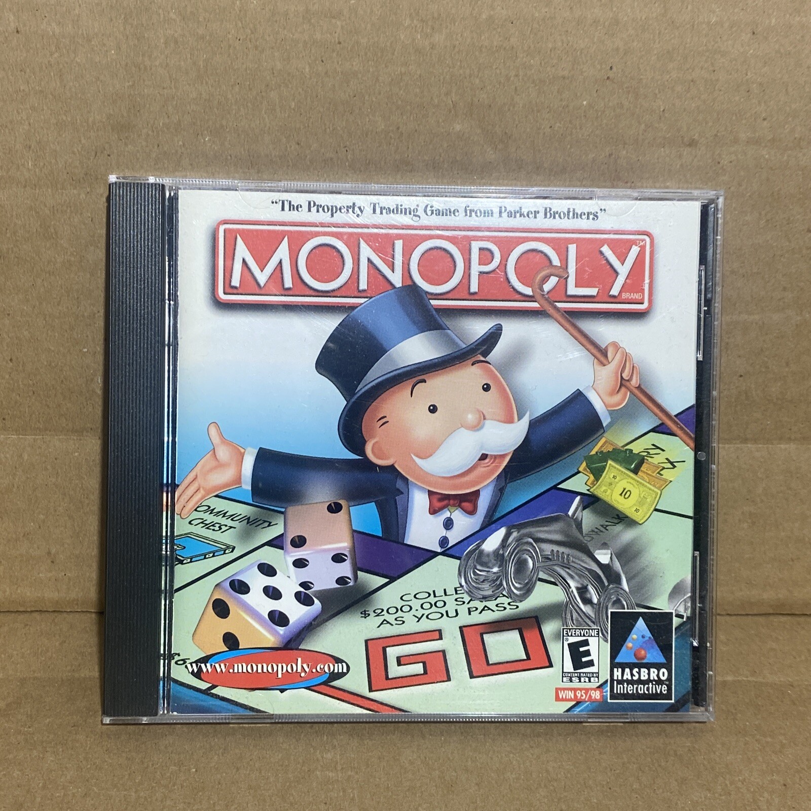 Monopoly PC CD-ROM Computer Game for Windows 95/98 Hasbro Interactive ...