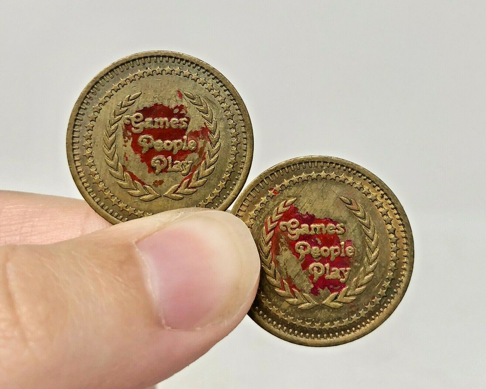 Vintage Game Tokens - Games People Play, "Not Redeemable or Negotiable ...