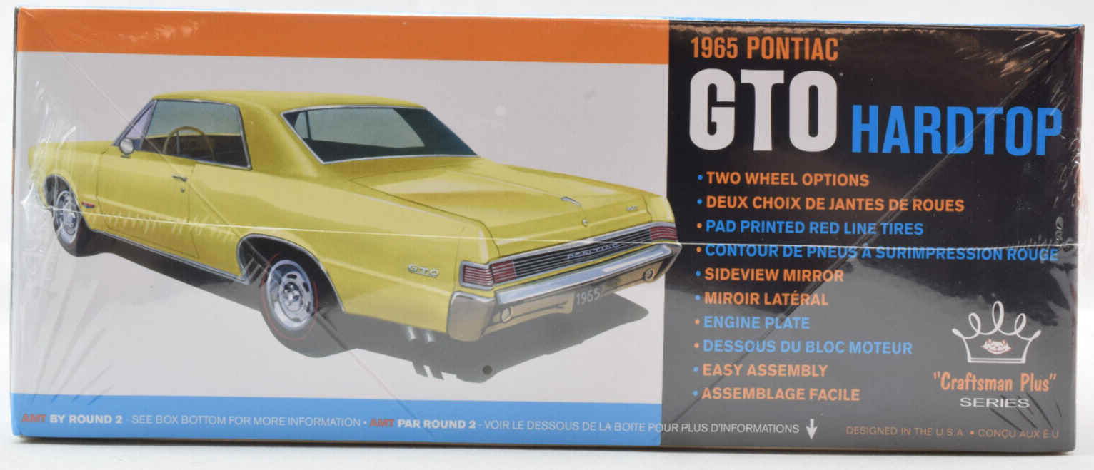 AMT 1965 Pontiac GTO Hardtop - "Craftsman Plus" 1:25 Scale Model Car ...