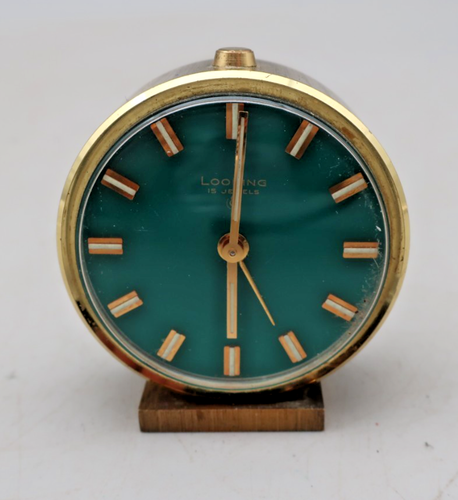 C Vintage LOOPING 15 Jewels 8 Day Mechanical Alarm Clock | eBay UK
