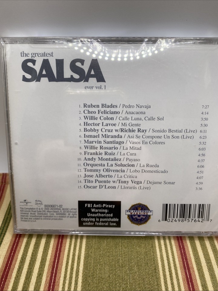 Greatest Salsa Ever, Vol. 1 | eBay
