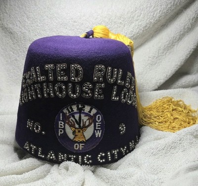 Elks Exalted Ruler Fez Hat Atlantic City NJ | eBay
