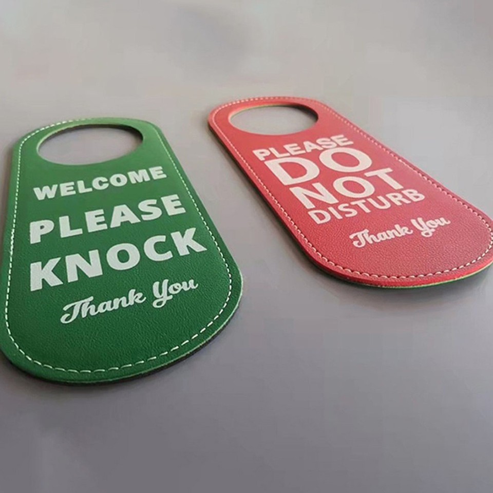 2 Pcs Office Door Signs Double Side Please Knock and Do Not Disturb ...