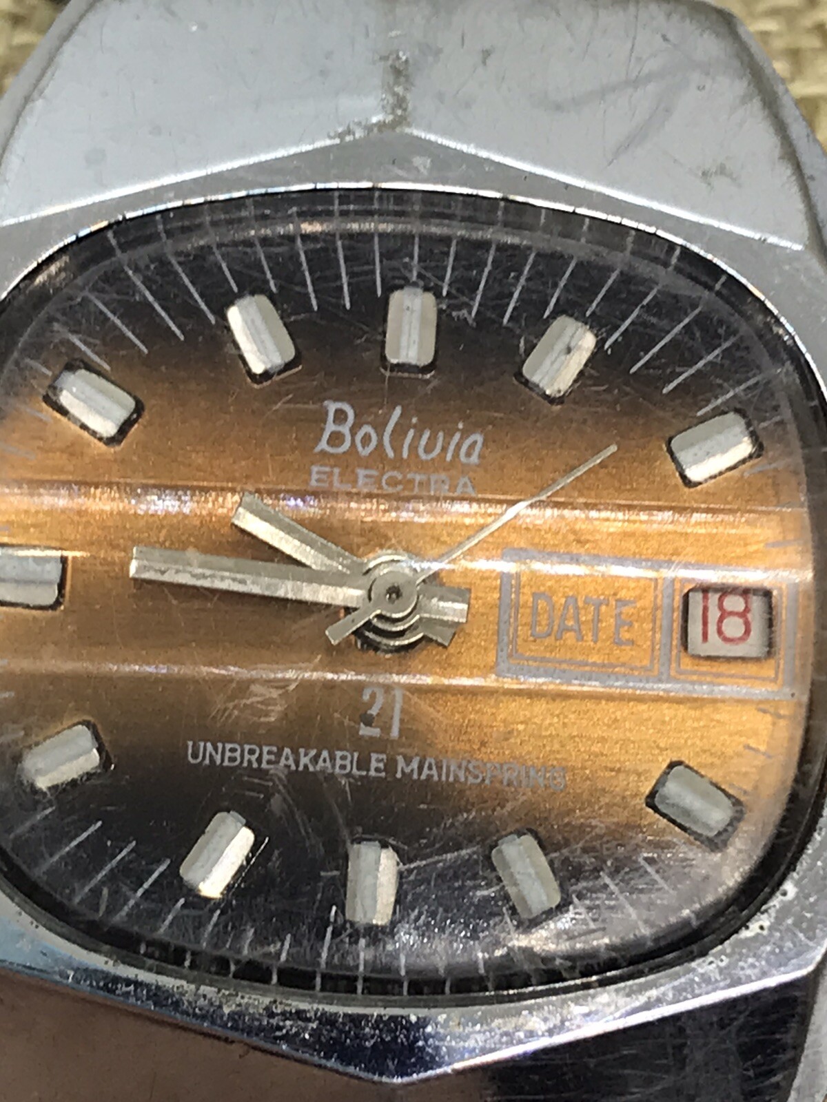 Vintage Bolivia Electra Men's Watch Unbreakable Mainspring | eBay