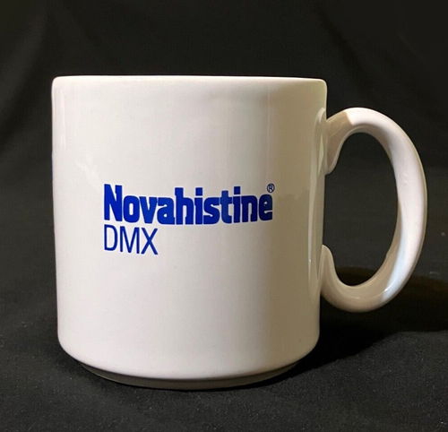 Pharmaceutical Mug Drug Rep Novahistine DMX COUGHY ANN Advertising J&J ...