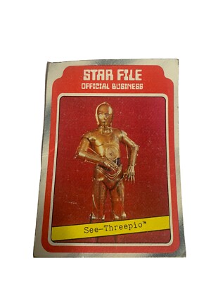 Ultra Rare! 1977 Star Wars C-3PO Trading Rookie Card’s. | eBay