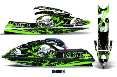 SIKSPAK Jet Ski Graphics Stickers Decals For Kawasaki 750 SX SXR 1992 ...