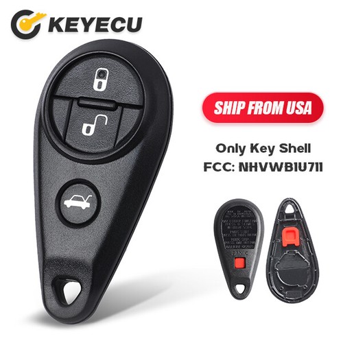 Replacement Remote Key Shell Fob 3+1 Button Fits Subaru Tribeca ...