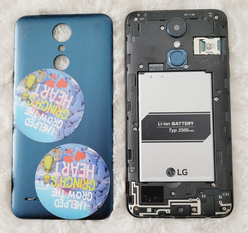 Cricket Wireless Prepaid LG Risio 3 16GB Smartphone 5" HD Blue For ...