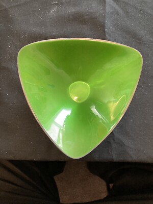 6” Reed & Barton Triangle Shaped Bowl, #241 Green, Nice Condition | eBay
