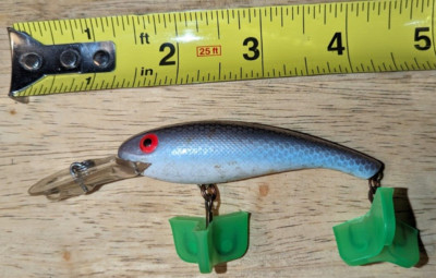 VINTAGE COTTON CORDELL "WALLY DIVER" FISHING LURE CRANKBAIT "FREE ...