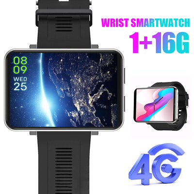 DM100 4G Smart Watch Large Screen 2.86in Android 7.1 GPS 1GB+16GB 5MP ...