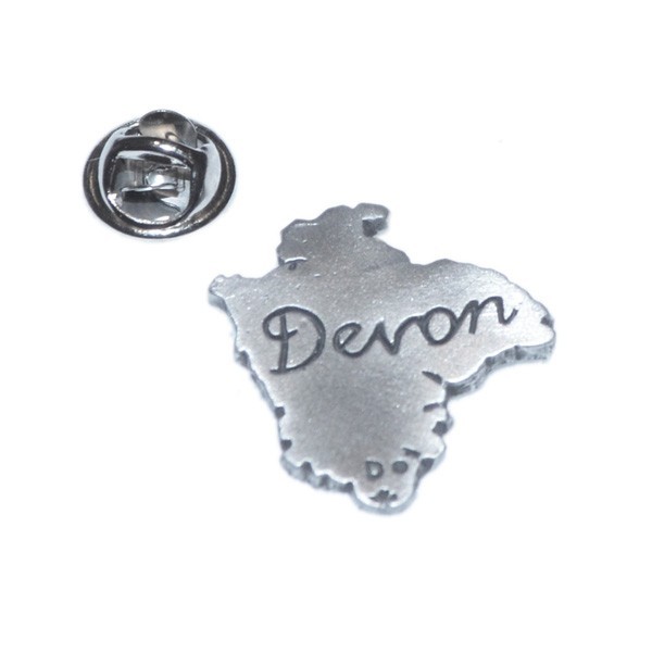 Map of Devon Lapel Pin Badge (XDHLP1184) | eBay UK