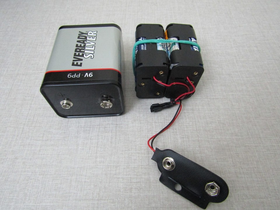 12AA to PP9 Battery Adapter for Vintage Radios Roberts Hacker Grundig ...