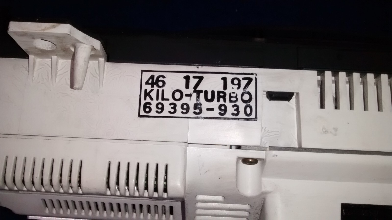 Strumentazione Saab 900 coupè Turbo '93 codici 4617197-69395-930 | eBay