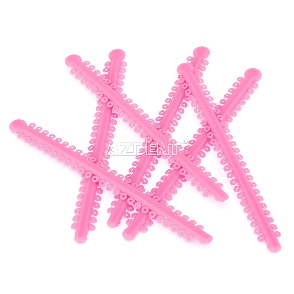 10 Packs AZDENT Dental Ortho Wax /Orthodontic Ligature Ties Elastic ...