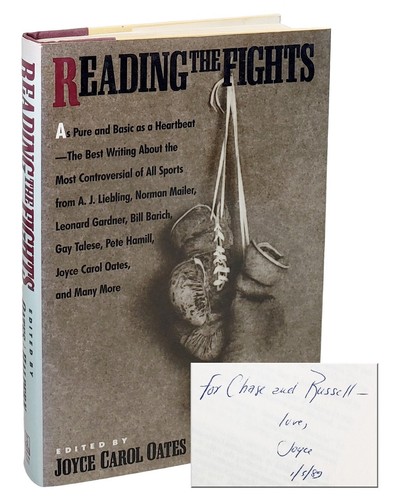 Boxing SIGNED Joyce Carol Oates presentation copy Russell Banks ...