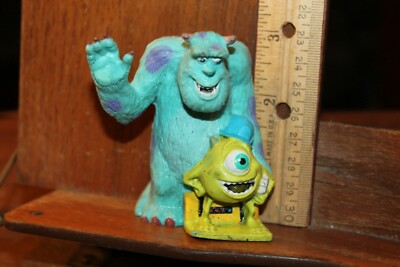 Vintage Disney Pixar Monsters Mike and Sully PVC Figure 3" | eBay