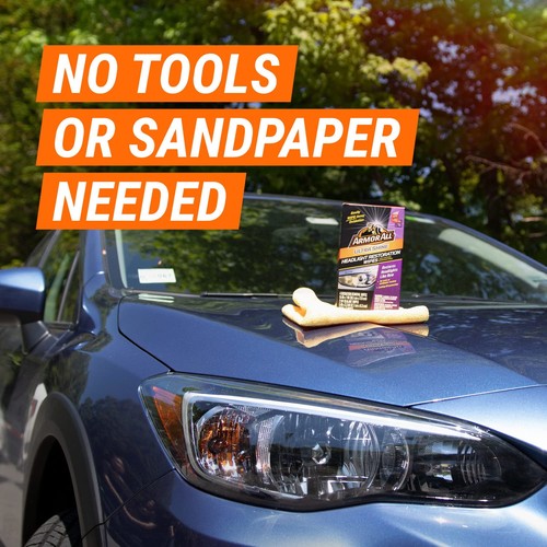 Armor All Ultra Shine Headlight Restoration Wipes 6 Count UV Protection ...