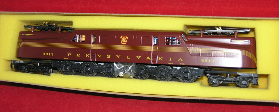 American Models S Gauge GG-1 TUSCAN RED FIVE STRIPE PRR AMERICAN FLYER ...