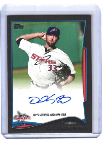 2014 David Goforth Topps Pro Debut Auto RC #PDA-DG (H526) $6 MAX SHIP ...