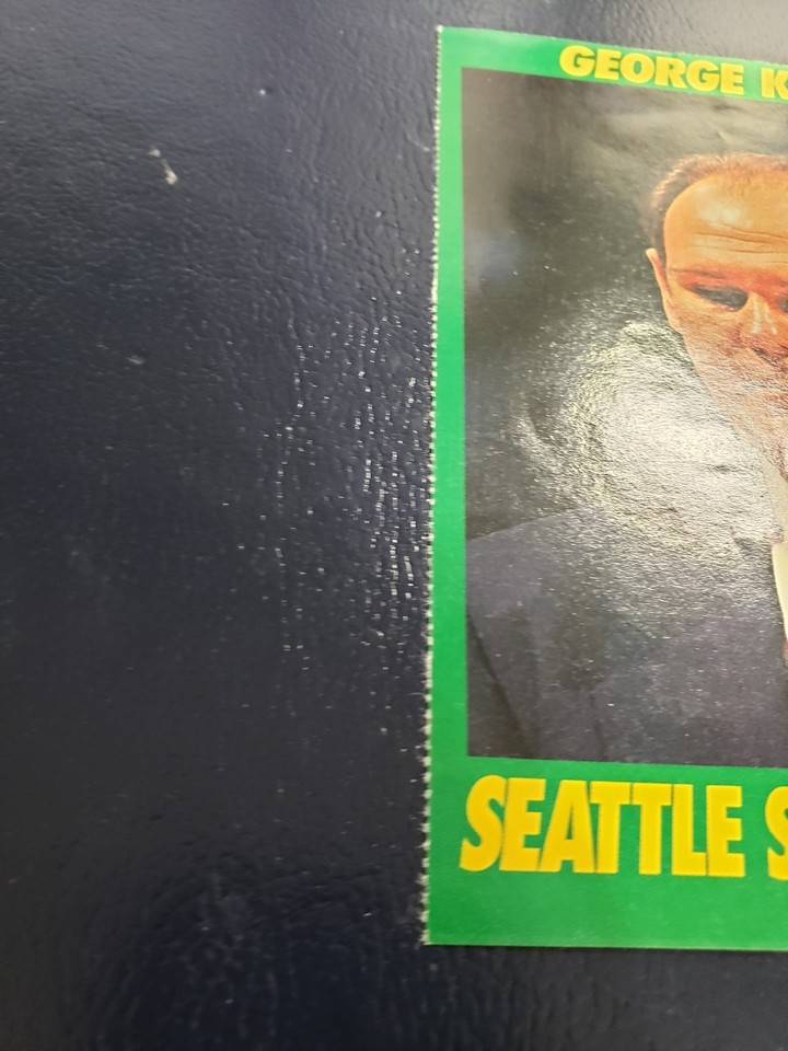 George Karl Seattle Supersonics Coach1993-94 French 5 Majeur RARE ...