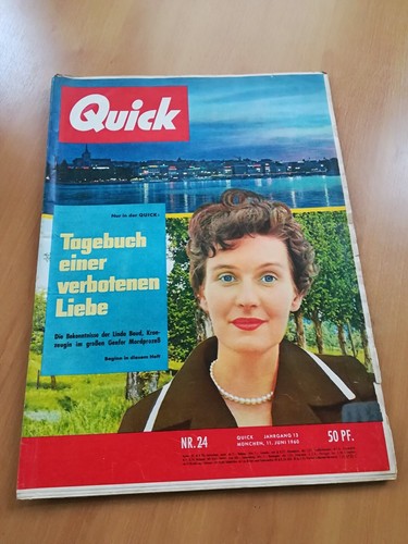 QUICK / Nr.24 / 1960 Zeitschrift / Illustrierte /Nostalgie | eBay UK
