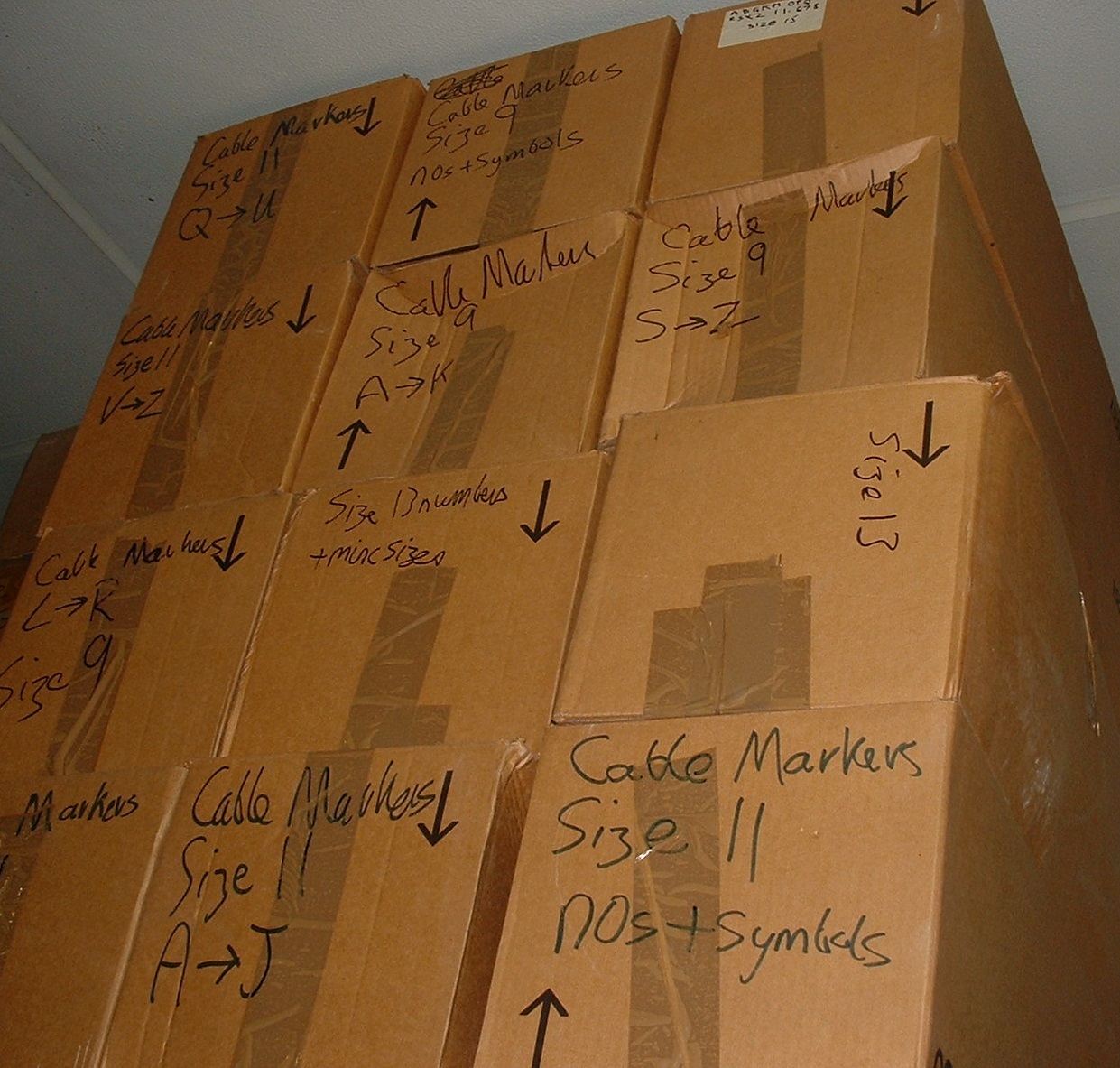 Very large quantity of Critchley Z cable markers z9 z11 z13 z15 z18 ...