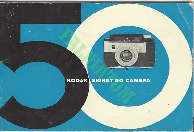 Vintage Kodak Signet 50 Camera Manual | eBay
