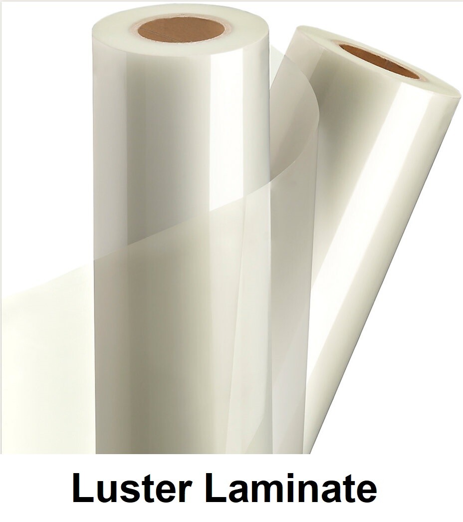 All Purpose Self-Adhesive Vinyl Laminate (Gloss Matte Luster Finish) 20 ...