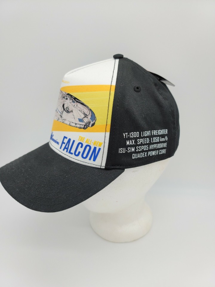 Star Wars Millenium Falcon Baseball Cap Black/White | eBay
