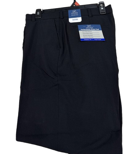 George Four-Way Stretch Expandable Waist Performance Dress Pants 34W X ...