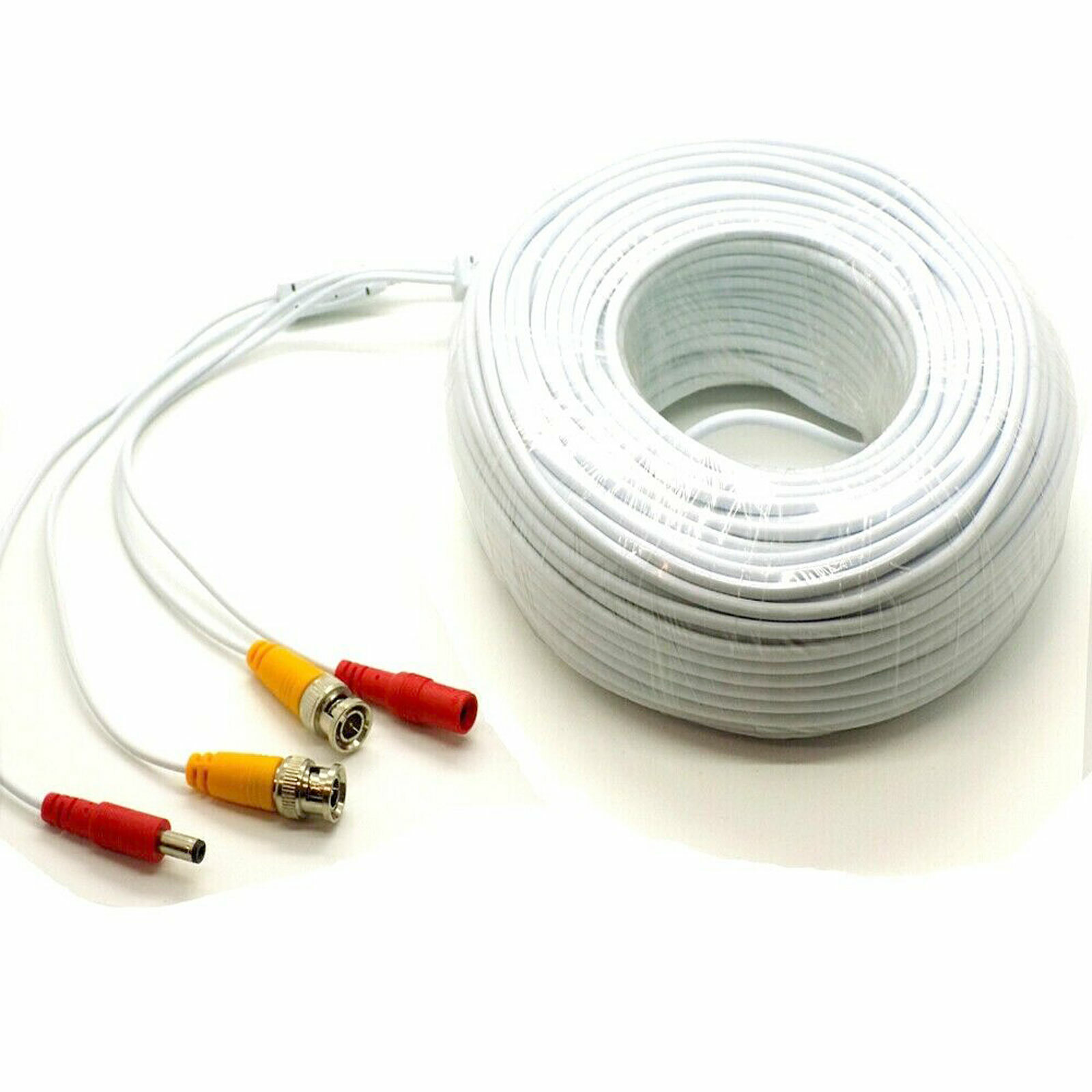 CCTV Camera Extension Cable BNC DC Power Lead Security DVR Video Pre ...