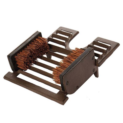 Cast Iron Boot Brush Welly Jack Doorstep Garden Shoe Mud Scraper Door ...