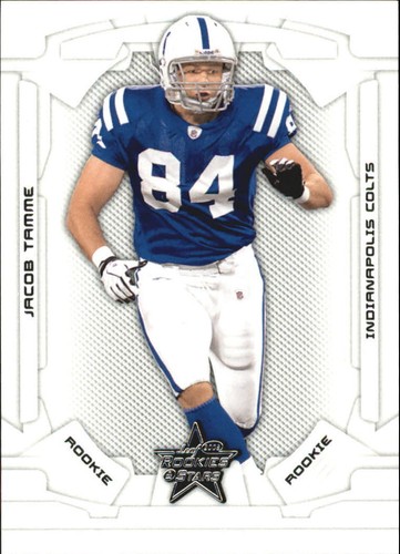 2008 Leaf Rookies and Stars Football Card #141 Jacob Tamme | eBay