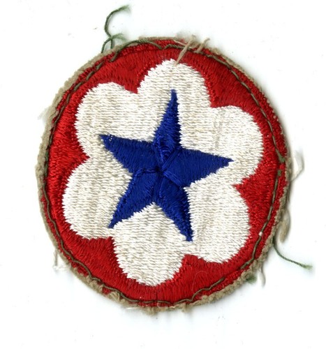 Army Service Forces White Back Patch WWII Vintage | eBay