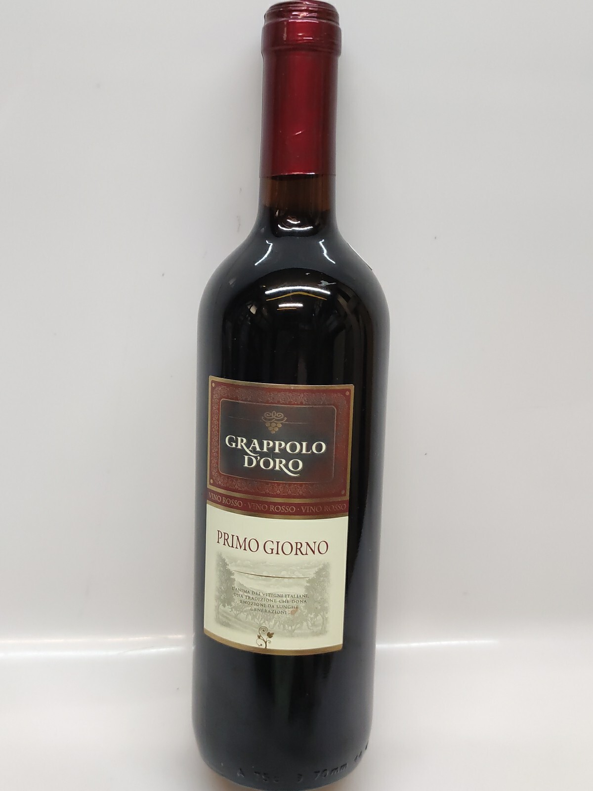 Vino Rosso Grappolo D'oro Primo Giorno 10° 75cl Bot 116 | eBay