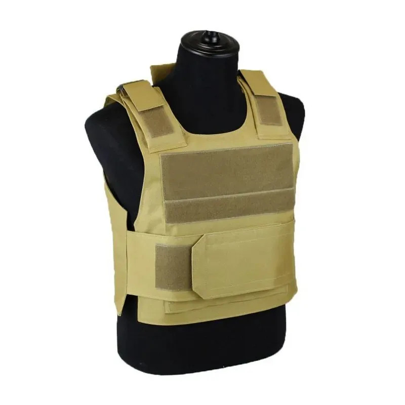 Body Bulletproof Vest Front Back Plates Armor Tactical Jacket Guard ...