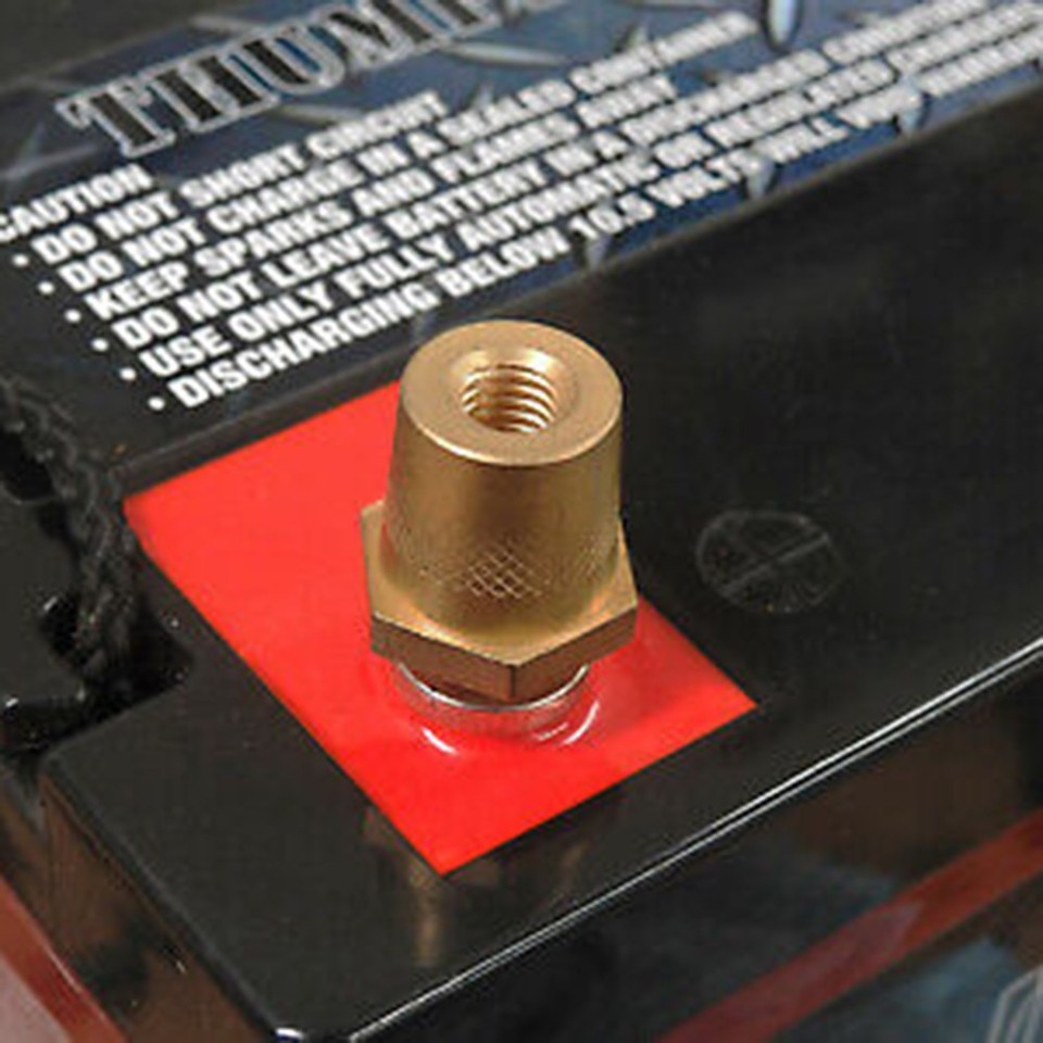 2pcs Battery M8 High Crank Conversion Terminal Posts M8 Posts Fit For ...