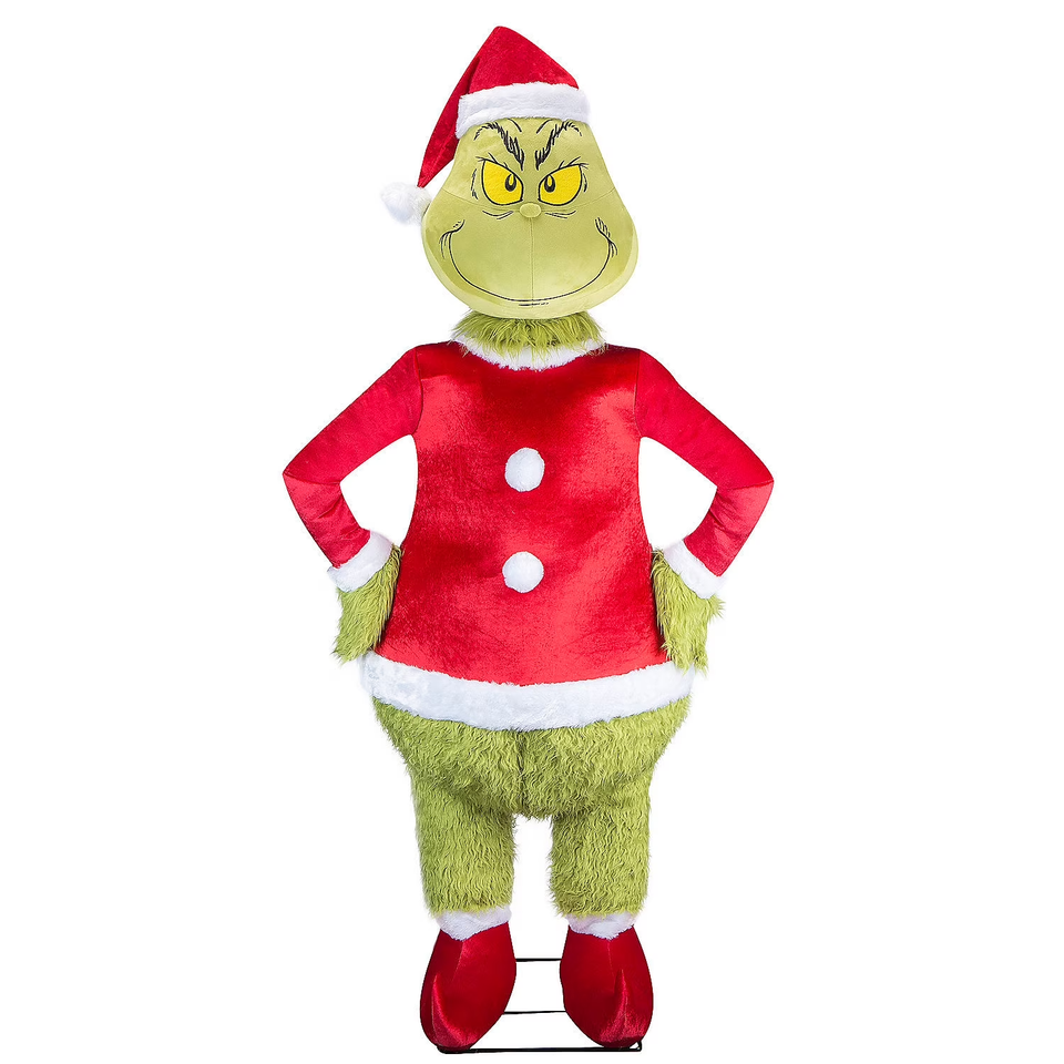 Animated The Grinch Christmas Life Size 6ft Holiday Prop Animatronic Dr ...