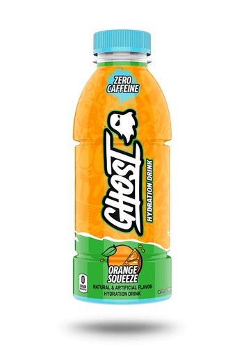 🟣 New Exclusive GHOST Hydration Orange Squeeze Zero Caffeine Sports ...