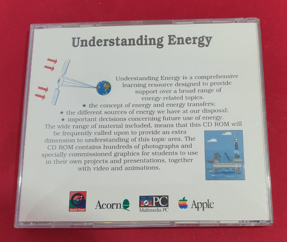 NEW Understanding Energy Multimedia CD ROM for Acorn, IBM PC and Mac ...