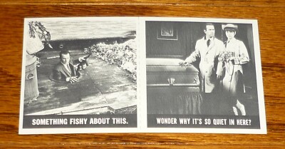 1966 Get Smart trading cards panel # 57/14, Topps Don Adams Barbara ...